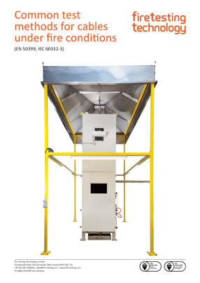 Brochure download page - Fire Testing Technology