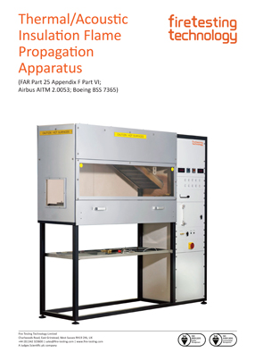 Brochure download page - Fire Testing Technology
